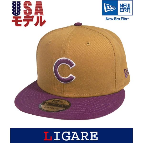 NEW ERA (ニューエラ) / MLB Chicago Cubs Color Pack Two-Tone 9FIFTY Snapback Capキャップ CAP MLB スナップバック 帽子 メンズ レディース 野球 ベースボール 海外...