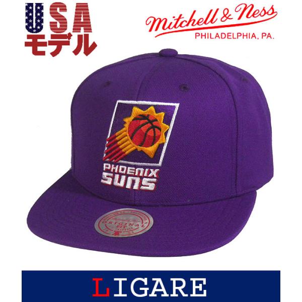 MITCHELL&amp;NESS ( ミッチェル&amp;ネス ) / NBA Phoenix Suns Hardwood Classics Team Ground 2.0 Snapback Capフェニックス サンズ キャップ CAP ...