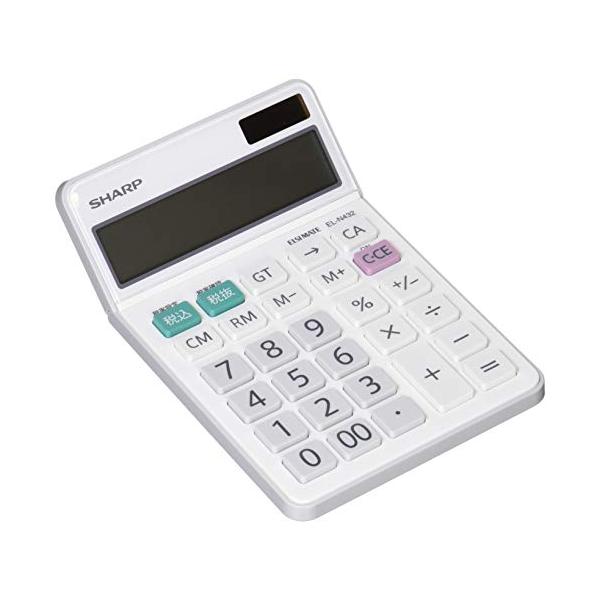 12桁ホワイト/ナイスサイズ/EL-N432-X・Color:ホワイトSize:ナイスサイズStyle:12桁・パッケージ個数:1・110mm×170mm×12.5mm・質量:電池含む147g・梱包サイズ:2.2×24.2×14.2cm・桁...