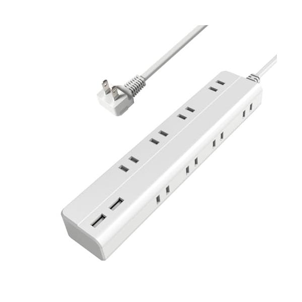 3)USB×2/AC8個口ホワイト/2m/STPA820-WT・Color:ホワイトSize:2mStyle:3)USB×2/AC8個口・パッケージ個数:1・USB付き コンセント8個口 電源タップ コード長2m・コンセント挿し込み口/定格...
