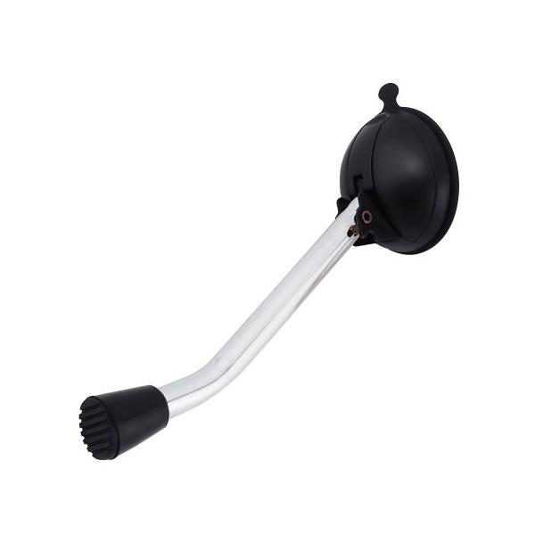 インダストリアルsilverblack/サイズ:約8.3cm×27cm×6cm/GKD-10・パッケージ個数:1・用途:玄関ドア専用強力吸盤式ドアストッパー・サイズ:約8.3cm×27cm×6cm・重量:174g・吸盤直径:78mm・適応ド...