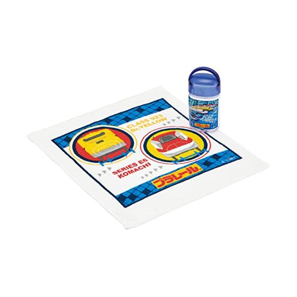 プラレール/28×32cm/OA5AG-A・Color:プラレール・パッケージ個数:1・サイズ:おしぼり=縦32×横28cm ケース=幅5.8×奥行4.4×高さ12.5cm・素材・材質:おしぼり＝綿100％ ケース＝ポリプロピレン・生産国:...