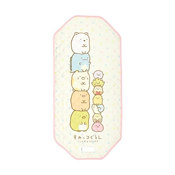 すみっコぐらし/Medium/BCV2-A・パッケージ個数:1・サイズ：約60×130cm/材質：ポリエステル/原産国：中国・コット（簡易ベッド）カバーMサイズ、名前が書ける「お名前タグ」付き・裏面：通気性に優れたメッシュ生地・四隅のゴムひ...