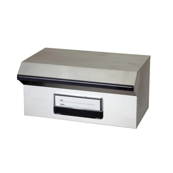 F-450ホワイト/-/F-450・Style:F-450・パッケージ個数:1・色:ヘアライン・投口サイズ(内寸):幅387×高さ43・取付可能場所:ポールスタンド底面、門扉・フェンス上部・表札:プレート・投函目安:A4サイズ、四折新聞