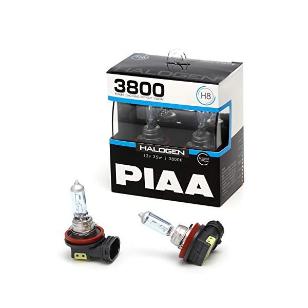 H83800K/2個 (x 1)/HS708・Color:3800KStyle:H8・パッケージ個数:1・「品質と信頼性」のPIAAブランド・口金タイプ:H8・純正より視認性の高い蒼白色・色温度:3800K/カーメーカー純正ハロゲンバルブよ...