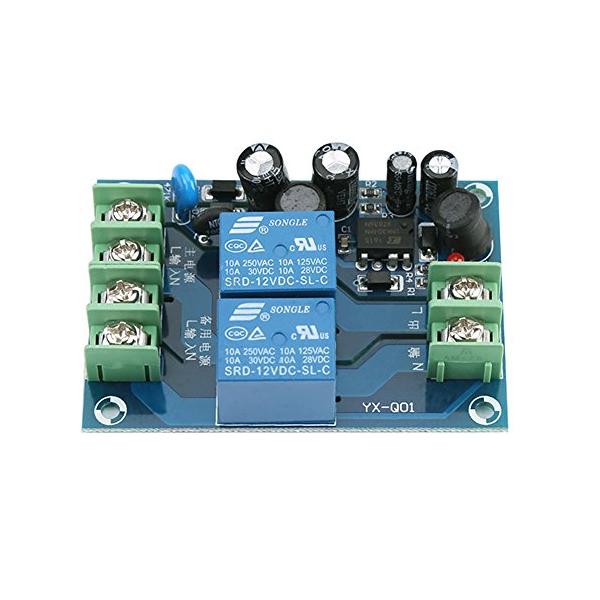 パッケージ個数:1・使いやすさ：パワーコントローラーは高品質の素材で作られており、ネジ留め式端子で設計されているため、配線に便利で、長期間使用できます・軽量でコンパクト：予備電源交換ボードはコンパクトな設計で、持ち運びや保管が簡単で、切り替...