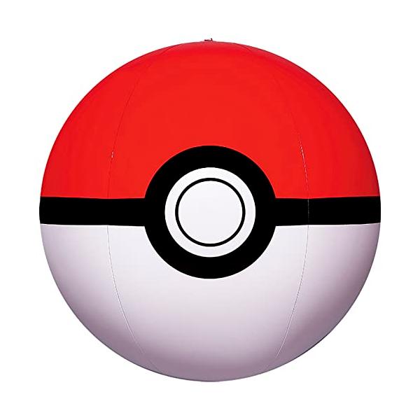 2024年モンスターボールビーチボールWH/RED/-/AHB-MO4・パッケージ個数:1・サイズ：40cm・対象年齢：3歳以上・膨らんだ状態のボールの直径は約27cmです。・玩具安全基準適合PVC