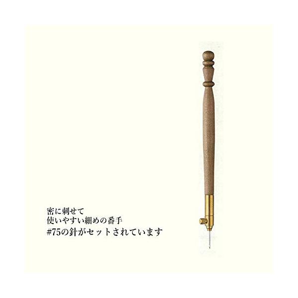 茶/-/57-567・パッケージ個数:1・フランス伝統の刺しゅう技法「リュネビル刺しゅう」用の専門針。・針の番手は「＃75」がセットされております(小さなビーズやスパンコールを密に刺すのに適したサイズです)。針の付け替えは可能です(＃120...