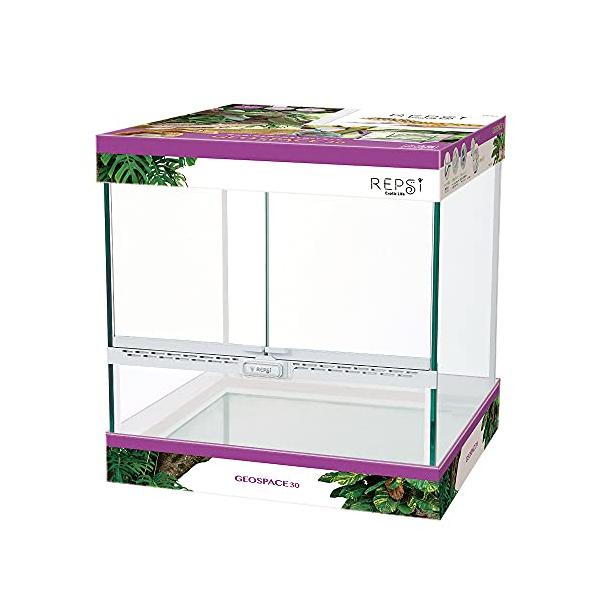 お洒落-/-/RPS-29・パッケージ個数:1・部屋を明るく演出する白色タイプのレプタイルケージ