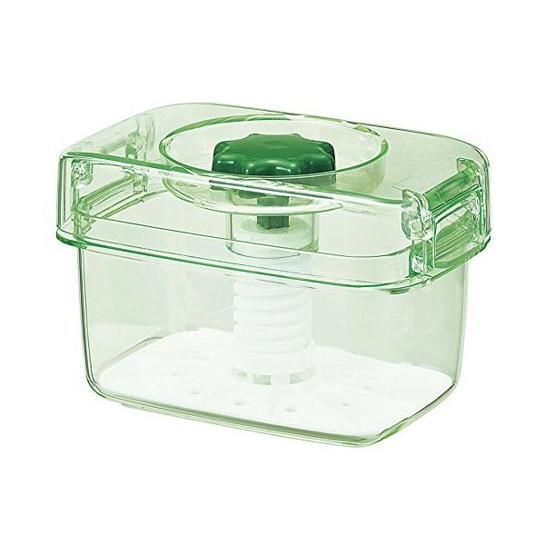 1.57Lグリーン/20×12×13cm/K-16・Style:1.57L・パッケージ個数:1・サイズ:W20×D12×H13cm・重量:444.5g・材質:本体/ポリスチレン 蓋/AS樹脂 その他/ポリプロピレン・容量:1.57L