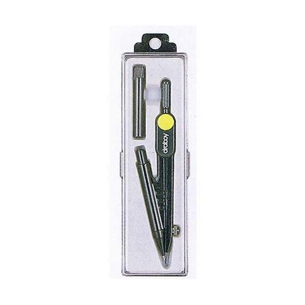 -/-/05-801 クロ・パッケージ個数:1・用途:安価な高級コンパス・全長:123mm・製図半径:65mm・材質:本体:ダイカスト+金属ネジ部