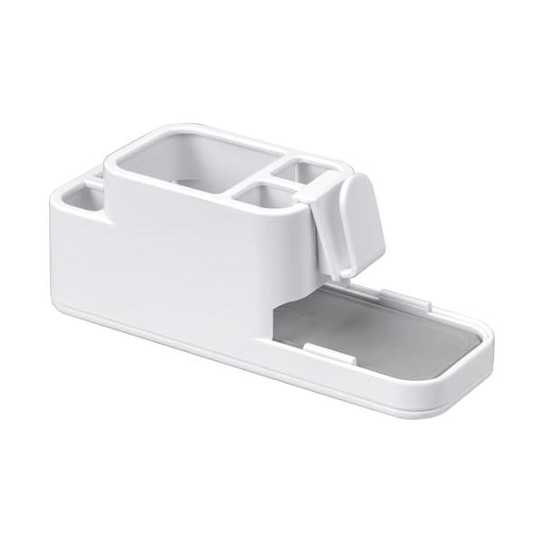 オーラルケアスタンドホワイト/本体サイズ・・・縦17×横5.7×高さ7.2cm/HO2017・Style:オーラルケアスタンド・パッケージ個数:1・本体・フック:ABS樹脂、底蓋:ポリエチレン、吸水トレー:珪藻土・生産国:中国・本体サイズ:...