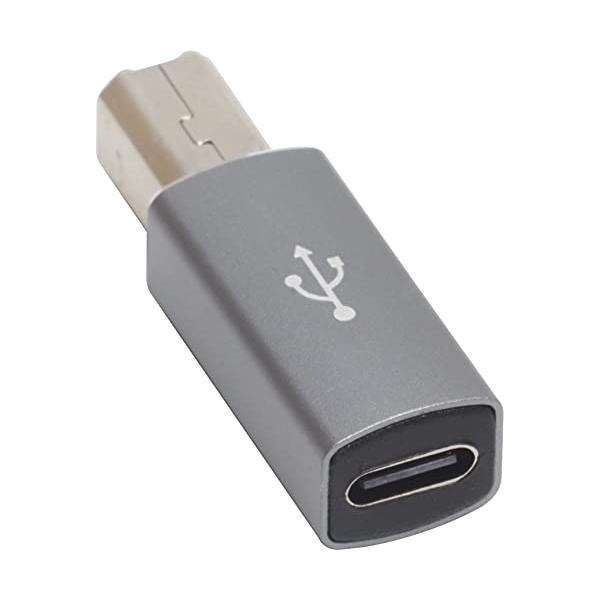 シルバー/-/-・USBタイプCポート - タイプBプラグへの変換アダプタです USB CタイプのケーブルをTWAIN機器・外付けHDDと接続する際にご利用いただけます。Android端末と機器を接続の場合には別途ドライバ・アプリケーション...
