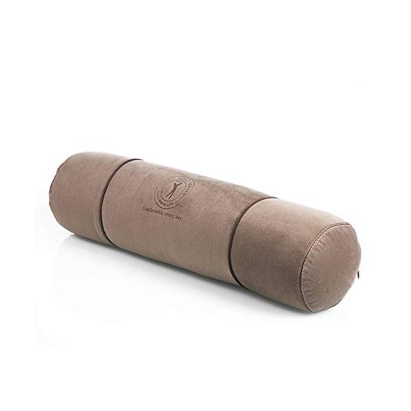 ブラウン/-/-・Color:ブラウン・「エコ素材」：詰物：高品質中空綿 枕のサイズ:約直径13cm×長さ52cm・人体曲度に基づいた特別な円柱デザインです。仰向けで寝る場合に首・頭をしっかりサポートします。・「足に快適なサポート」ふんわり...