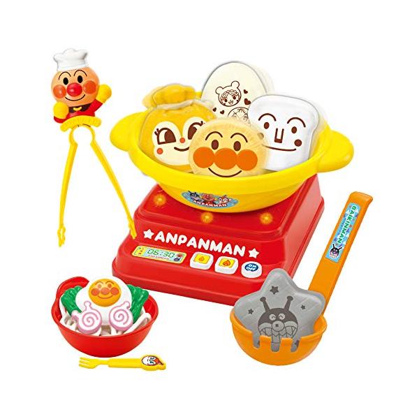 3.鍋とおでんセット混合カラー/ワンサイズ/-・Style:3.鍋とおでんセットPatternName:単品・対象年齢:3才以上・サイズ:W138mm×H45mm×D172mm(IHヒーター)・電池:単3×3本(別売)・アンパンマンたちのか...