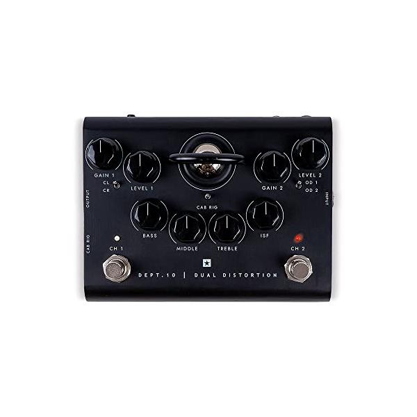 ディストーション黒/-/BS DEPT.10 DUAL DISTORTION・パッケージ個数:1・伝統的な高電圧真空管の設計と最新のテクノロジーを組み合わせた、究極の高電圧真空管ペダル。・200V以上の電圧で動作するECC83三極真空管を心...