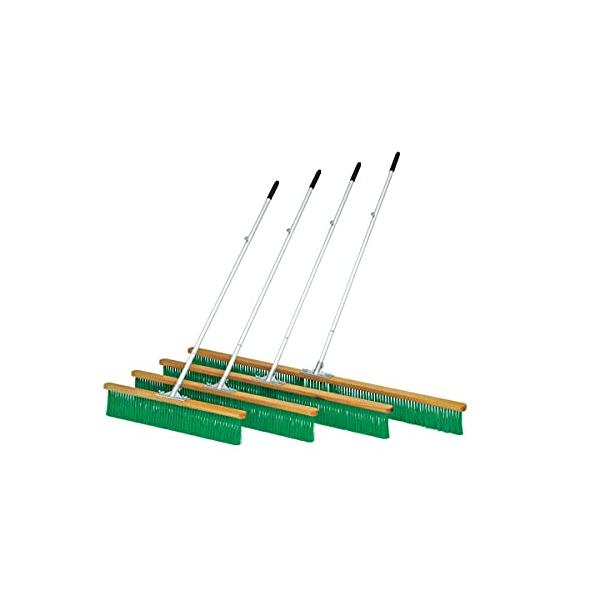 コートブラシスリムグリーン/ブラシ幅:90cm、毛の長さ約14cm、柄:25.4mm×135cm/B-6281・パッケージ個数:1・日本・ブラシ素材:PVC、柄素材:アルミ(アルマイト仕上)・ブラシ幅:90cm、毛の長さ約14cm、柄:25...