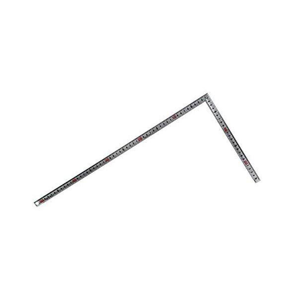 建築用シルバー/50cm/FSDD-50CKD・Size:50cmStyle:建築用・パッケージ個数:1・表目盛:(長手)外50cm内50cm・(妻手)外25cm内25cm・本体サイズ:約520mm(妻手260mm)×幅15mm×厚さ1.3...