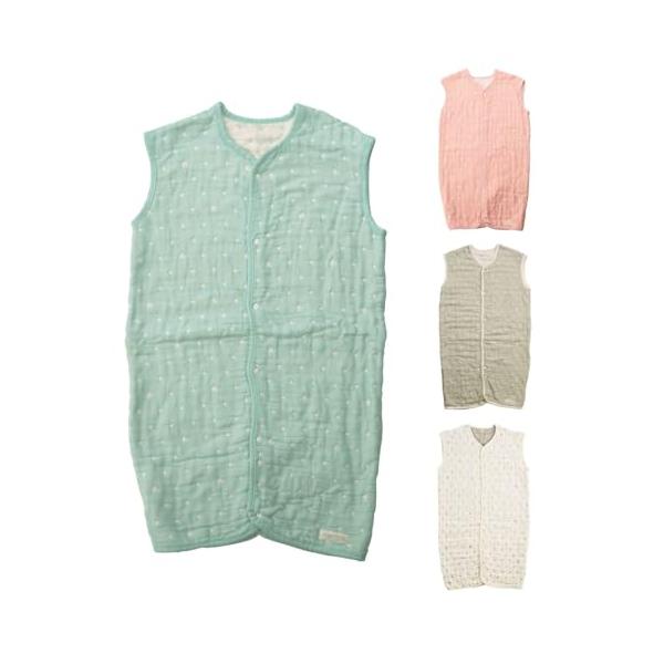 袖なしミントブルー/110-120cm/110-120MB・Size:110-120cmColor:ミントブルー・パッケージ個数:1・寝冷えから守ってくれる2ウェイ仕様のベビー＆キッズ用スリーパー・６重ガーゼは一年を通して快適に使える素材。...