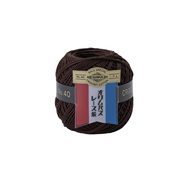 単品ブラウン系 Col.779/89ｍ/OLY-10G-779・Size:89ｍStyle:単品Color:ブラウン系 Col.779・パッケージ個数:1・素材:綿100%・対応の針:レース針68号・サイズ:約89m・最高級エジプト綿使用。...