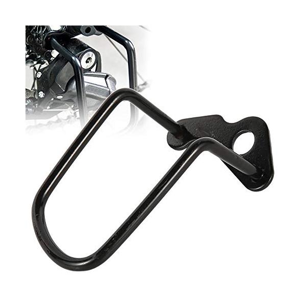 ブラック/梱包サイズ：10.00 * 6.30 * 4.00cm/-・【防錆性＆耐久性】このディレイラープロテクターは高品質のスチール製、防錆性と耐久性があります。・【耐衝撃性】アーチアングルデザイン、強い衝撃力の下でプロテクターが変形しに...