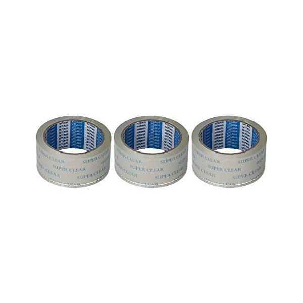 1パック(3巻入り)透明/0.05mm48mm50m/J6130・Size:0.05mm48mm50mStyle:1パック(3巻入り)・パッケージ個数:1・基材:ポリプロピレンフィルム・粘着剤:アクリル系粘着剤・カラー:透明・幅:48mm・...