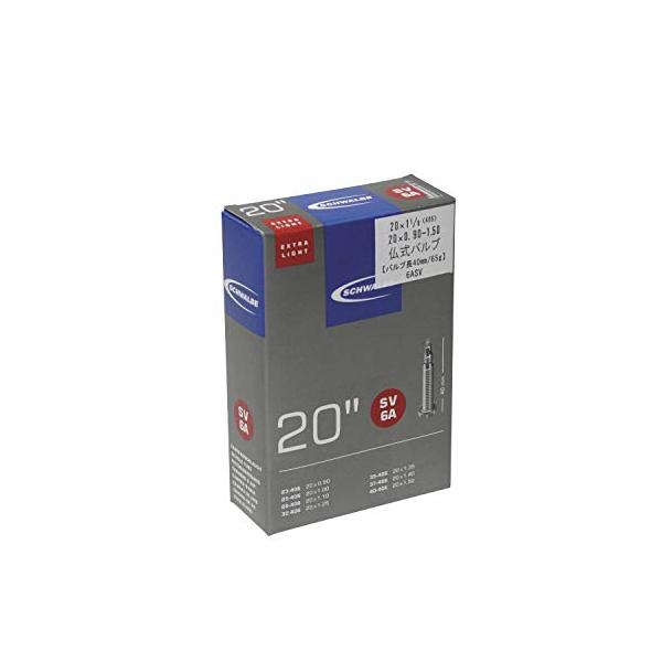 仏式ブラック/バルブ長:40mm/1432032300・パッケージ個数:1・対応サイズ:20×0.90/1.50 20×1 1/8(406)・品番:6A-SV・バルブ形状:仏式・バルブ長:40mm・重量:65 g