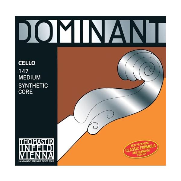 A線146-/-/142-4/4・Style:A線146・パッケージ個数:1・ナイロン弦の定番中の定番。世界中で愛され続けるDominant弦。・ガット弦のように倍音豊かな柔らかい音色が魅力のナイロン弦です。・シンセティックコア/クロム巻・...