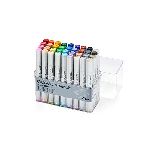 36色セット多色/-/12502083・Style:36色セット・パッケージ個数:1・【コピックのスタンダードモデル】ジャンルを問わず世界中のプロにも愛用されているコピックのスタンダードモデルのイラストマーカー・【セットの特徴1】コピックス...