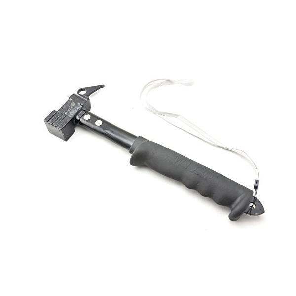 インダストリアルブラック/ノーマル/-・パッケージ個数:1・重量およそ850ｇの超重量級ハンマーです。・2種類のペグ抜きを装備していますので素早く作業ができます。・握りやすく滑らないラバーグリップを使用しており、タラップもついているので安全...