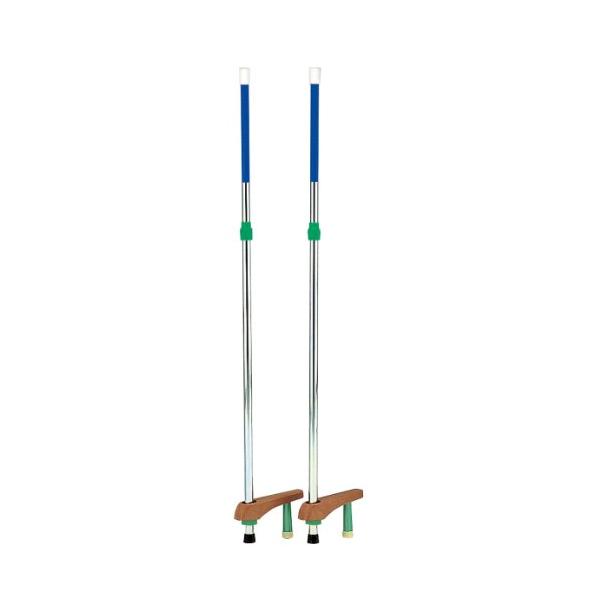 カラー竹馬スライド式青/高さ125cm/150cm(2段調節式)直径28mm、肉厚0.7mm/T-2120B・パッケージ個数:1・(B)高さサイズ(/B)125cm/150cm(2段調節式)・(B)重さ(/B)2.5kg/組・(B)材質(/...