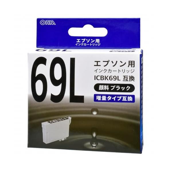 顔料ブラック/Pack of 1/INK-E69LB-BK・Size:Pack of 1・パッケージ個数:1・タッチスクリーン・増量タイプ