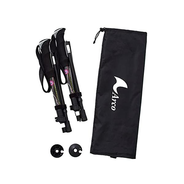 折り畳み式 / ブラックブラック/-/1009723・Style:折り畳み式 / ブラック・【商品仕様】ポール重量/約265g(1本あたり)、サイズ/最長時：長さ約118cm、収納時：長さ約35cm、目安身長/150cm?180cm、材質/...