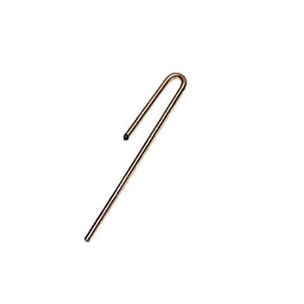 グランドロープ用杭_/3mm×10cm/G1237・パッケージ個数:1・スチール(クロメートメッキ仕上)3mm×10cm・100本1組