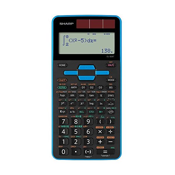 スタンダードモデル(559関数)559関数/スタンダードモデル/ブルー/スタンダード関数電卓/EL-509T-AX・Color:559関数/スタンダードモデル/ブルー・パッケージ個数:1・【関数・機能】559・【桁数】10桁・【寸法】幅80...