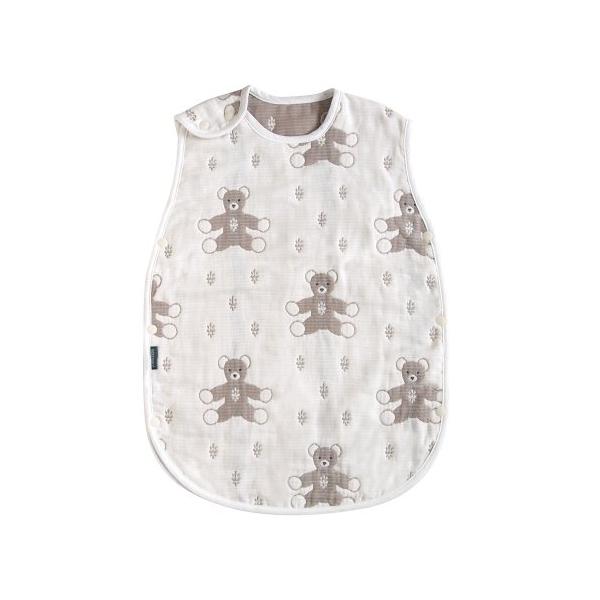 1) スリーパー5-2) SOULEIADO / モン・ヌヌース ブラウン/1個 (x 1)/4343・[サイズ]着丈約58cm、身幅約35cm・[対象] 新生児~3歳頃まで・[素材]コットン・[製造国]日本・[洗濯]弱く絞ってから干し、蛍...