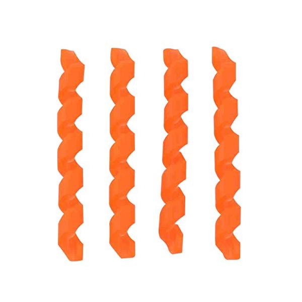 蛍光オレンジ/長さ/5.5cm/125887・Color:蛍光オレンジ・パッケージ個数:1・材質:シリコン・サイズ:長さ/5.5cm・4本入り・※商品のカラーはディスプレイの種類等により、実物と異なって見える場合がございます・※掲載商品の仕...