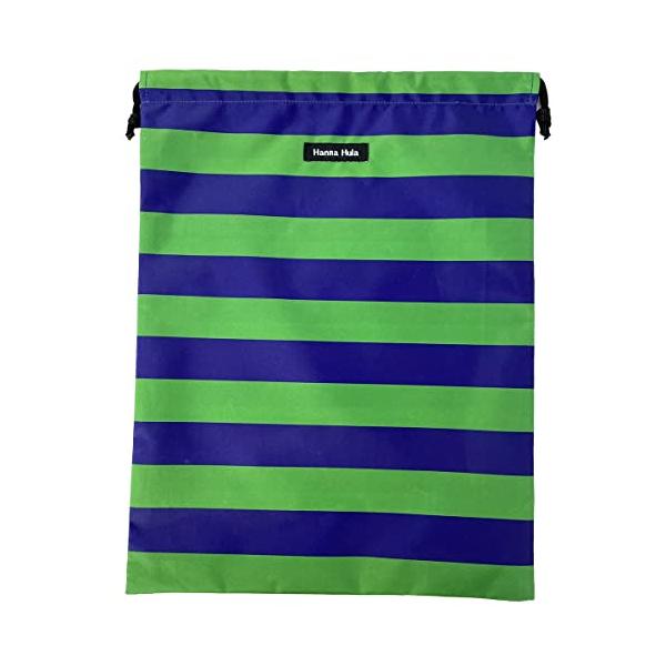 ボーダーグリーン/L/CDS-BGR-L・Color:ボーダーグリーン・縦43cm×横32cm・消臭効果と抗菌効果の「デオドラントネーム(R)」付き・Lサイズにはたくさんの着替えを入れるのに便利。シューズケースとしても。・撥水加工済み