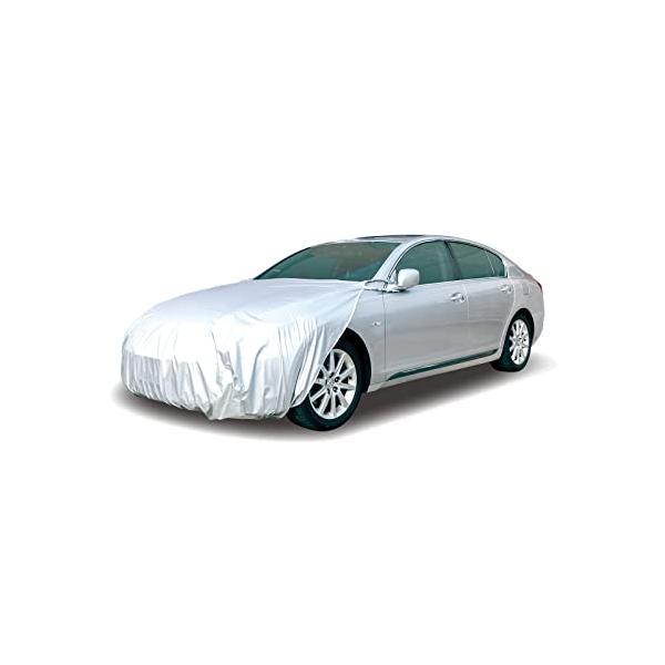 ホワイト/ミニバン車用 Lサイズ/BC-L・Size:ミニバン車用 Lサイズ・パッケージ個数:1・生地種類:150d生地、撥水加工、カラーコーティング 素材:ポリエステル100%・装着補助:ドアミラーへのアシストゴム固定タイプ 強風対策:裾...
