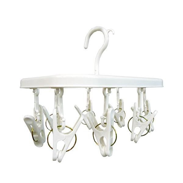 物干しハンガー 8ピンチホワイト/縦14.5×横20×高さ17cm/88370・Size:縦14.5×横20×高さ17cmStyle:物干しハンガー 8ピンチ・パッケージ個数:1・サイズ:幅14.5×奥行20×高さ18cm・材質:本体/ポリ...