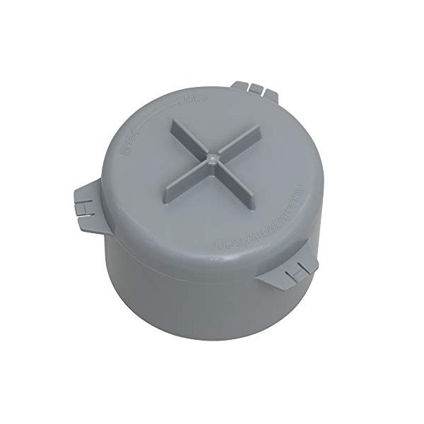 つまみ有り[十字型]1.グレー/直径9.7×高さ7.5cm/SP-229T・Color:1.グレーPatternName:1.ノーマルタイプ・パッケージ個数:1・製品サイズ / 直径9.7×高さ7.5cm(つまみ部1cm含む)・耐熱温度 /...