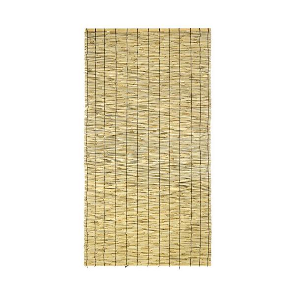 カジュアルベージュ/丈135 cm x 幅88 cm (1枚組)/二村製簾　88×135・パッケージ個数:1・サイズ:巾88×高さ135cm・素材・材質:本体=よし 上下桟=竹 編糸=綿糸・生産国:中国