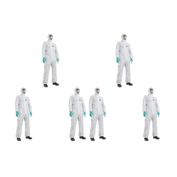 使い捨てタイプホワイト/2XL/4500101-XXL・Size:2XL・パッケージ個数:1・●ポリプロピレン(SMS)