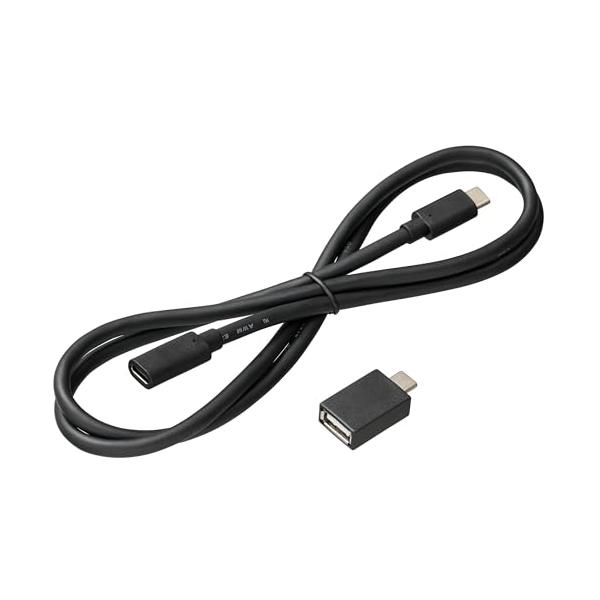 黒/1.0m/KNA-24USB・パッケージ個数:1・ケーブル長さ：1.0ｍ・タイプＣ⇔タイプＣ端子・タイプＣ→タイプＡ変換コネクタ付属・2024年度のナビに使用可。S711HD/W、S811HDF/L