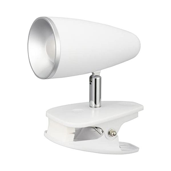 電球色ホワイト/-/LTC-LC12S2-WL・パッケージ個数:1・【 特 長 】● スイッチがクリップ上にありON/OFF・調光しやすい● AC電源のほか、お手持ちのUSB電源でも使用できる● ヘッドの向きが垂直方向に約90°、水平方向に...