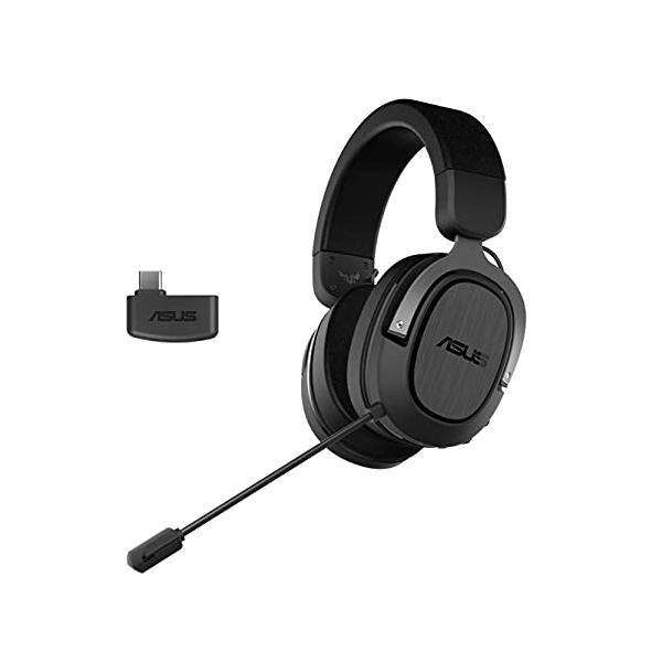 ワイヤレスブラック///ホワイト/-/TUF GAMING H3 WIRELESS・Style:ワイヤレス・パッケージ個数:1・USB-C ドングルで2.4GHzワイヤレス接続、7.1のバーチャルサラウンドサウンド、深みのある低音と軽量デザ...
