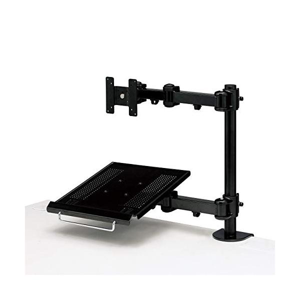 液晶ディスプレイ+ノートPC用-/-/CR-LA602・Style:液晶ディスプレイ+ノートPC用PatternName:単品・パッケージ個数:1・サブマシンのノートパソコンを設置するのに最適です。・液晶ディスプレイとノートパソコンを1本の...