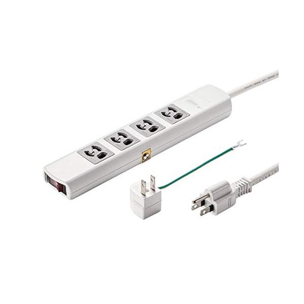 4個口ホワイト/3m/TAP-SP34MG-3・Size:3mStyle:4個口・パッケージ個数:1・ブレーカー内蔵で電力オーバーによる発熱や火災事故を防ぎます。接続している機器の消費電力の合計が1500Wを超えた場合、ブレーカーが作動し電...