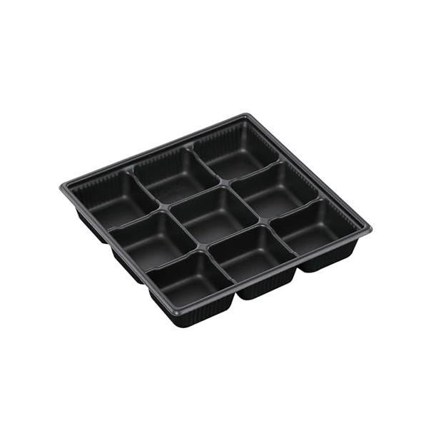 50枚入BK/サイズ:約20×20×3.5cm/924308・パッケージ個数:1・素材:SD(電子レンジ対応)・サイズ:20×20×3.5cm・入数:50・色:BK・容量:50g