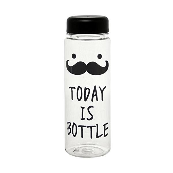 today is botlle/500 ml/-・パッケージ個数:1・サイズ:φ6.4×H19.5cm・素材:本体/ポリカーボネート 蓋、栓/ポリプロピレン・耐熱温度:-20~100℃